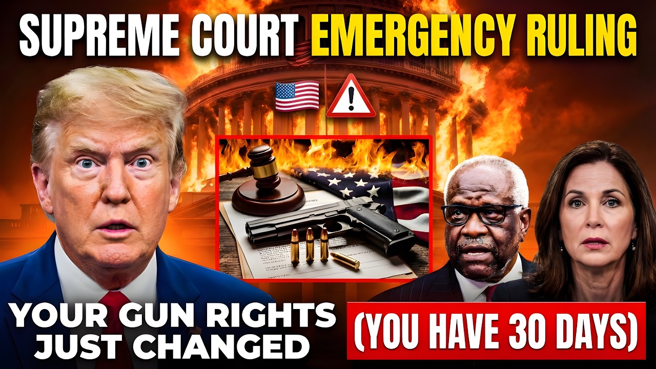 Supreme Court EMERGENCY Ruling: Gun Laws Changing in 30 Days (Carry ...